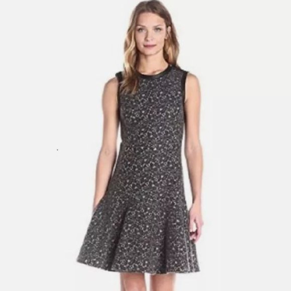 Rebecca Taylor | Dresses | Rebecca Taylor Womens Grey Lace Bonded Dress ...